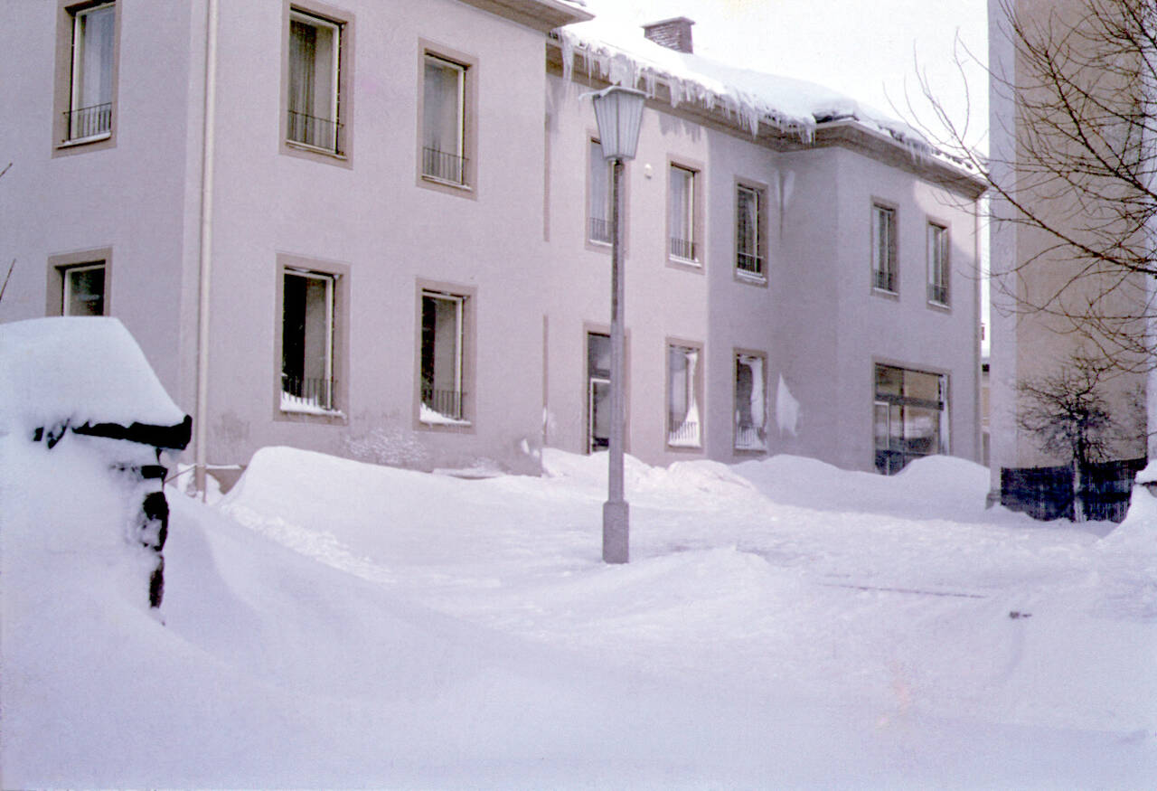 Schule im Schnee